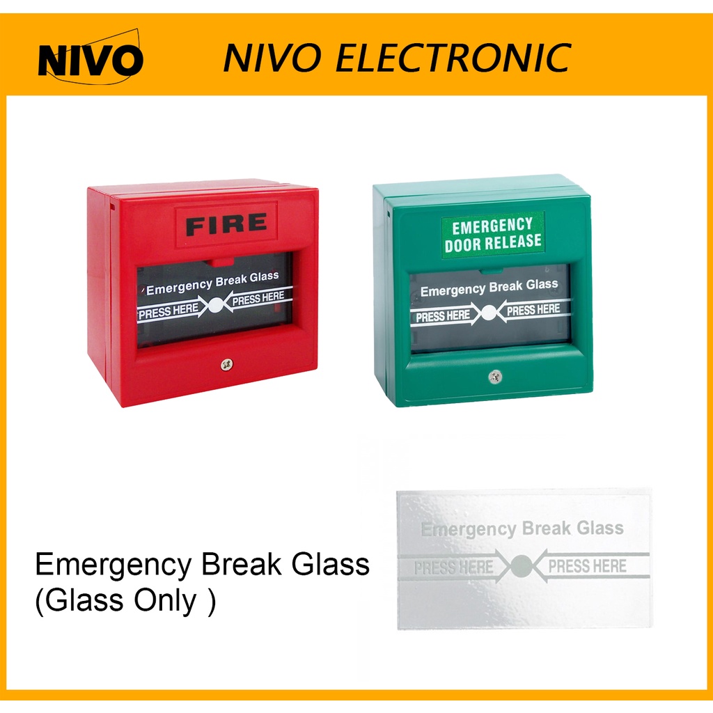 Emergency Break Glass (Glass Only ) | Shopee Malaysia