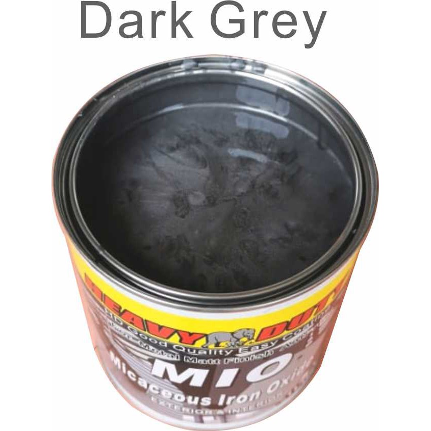5L ( 5 LITER ) MIO Dark Grey ( HEAVY DUTY ) MICACEOUS IRON OXIDE FOR ...