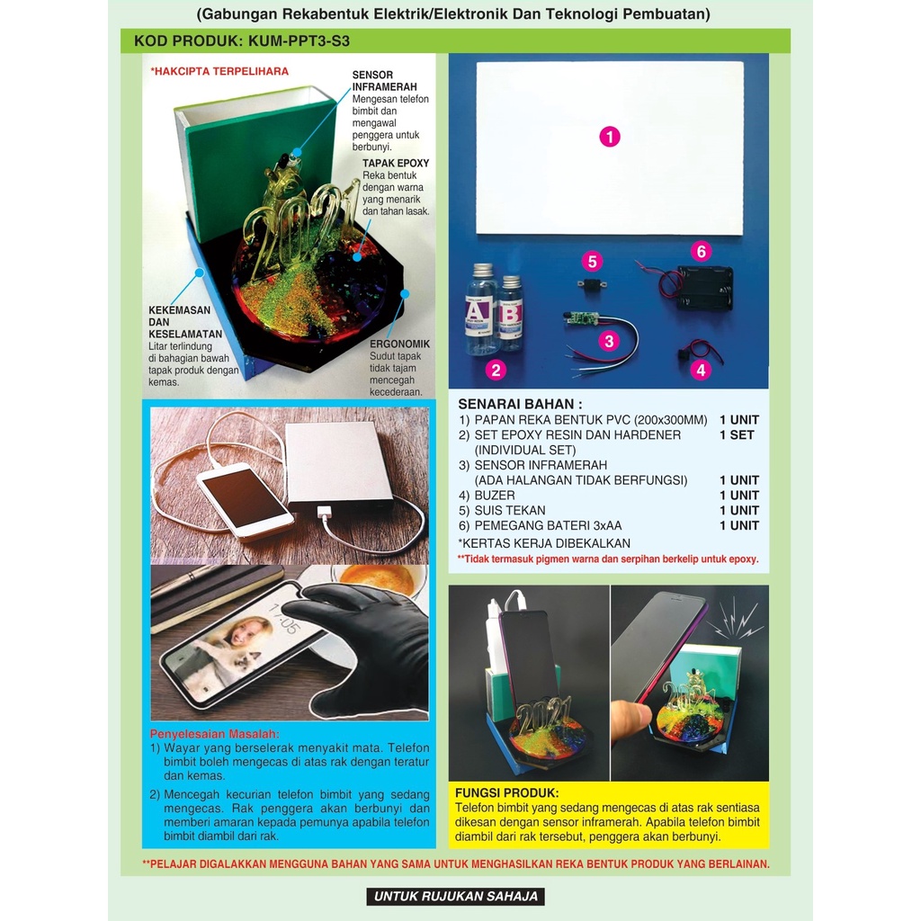 PROJEK RBT TINGKATAN 3(KUMEI) - RAK TELEFON BIMBIT DAN PENGECAS ...