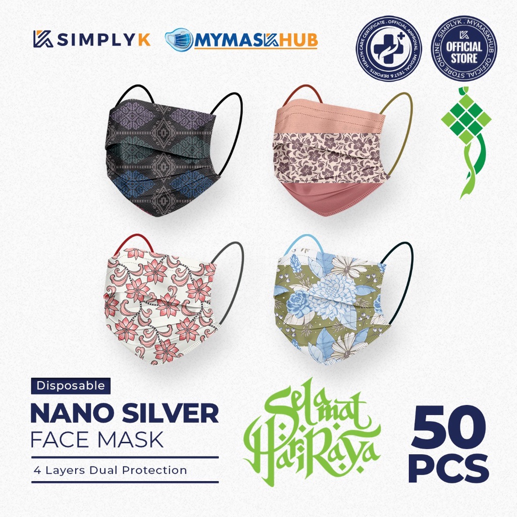 Simply K 4 Ply Nano Gradient Raya 2022 Series - Surgical Face Mask ( 50 ... Simply K 4 Ply Nano Gradient Raya 2022 Series - Surgical Face Mask ( 50 ...