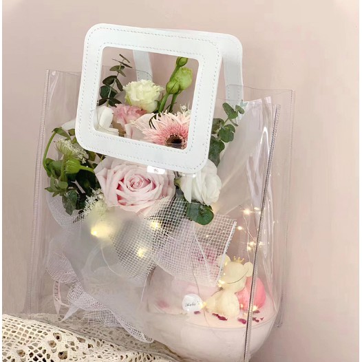 PVC Handbag BAG BEKAL MAKANAN TRANSPARENT GOODIES BAG PAPER BAG PAPER ...