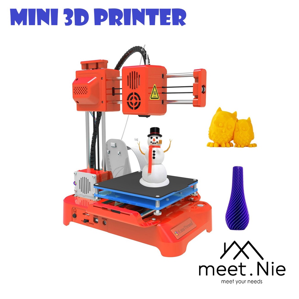 EasyThreed 3D Printer for Kids Mini Desktop 3D Printer 100x100x100mm ...