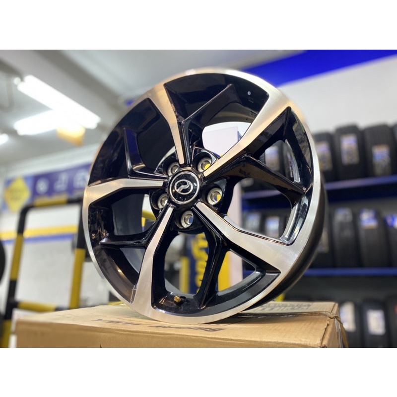 Used sport rim 17 inch Original Perodua Aruz (set of 4pcs) | Shopee ...