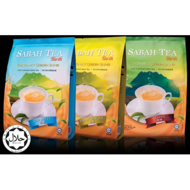 {FRESH} SABAH TEA TARIK - ORIGINAL / LESS SWEET / GINGER (1 SACHET ...