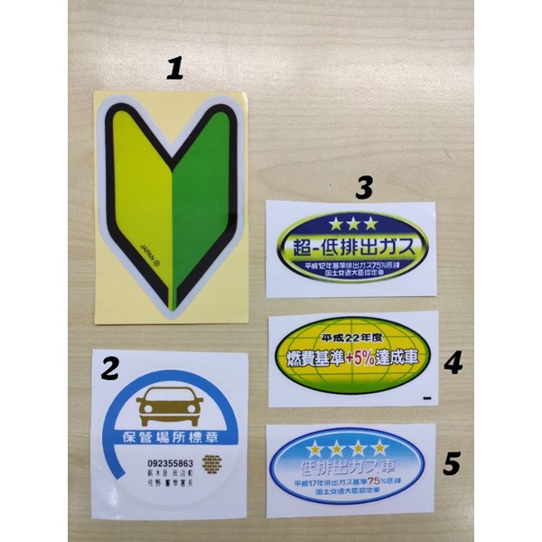 Sticker P Jepun parking jepun sticker globe JAF car accessories ...