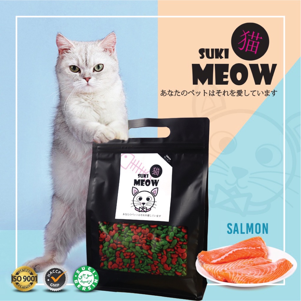 Suki Meow Makanan Kucing Halal Makanan Kering Cat Food Dry Food ...