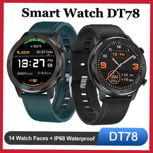 【Ready Stock】Smart Watch DT78 Round Jam Tangan Bluetooth Bracelet ...