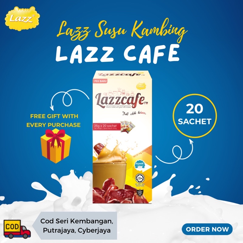 Susu Kambing Lazz Cafe (20 sachet) | Shopee Malaysia