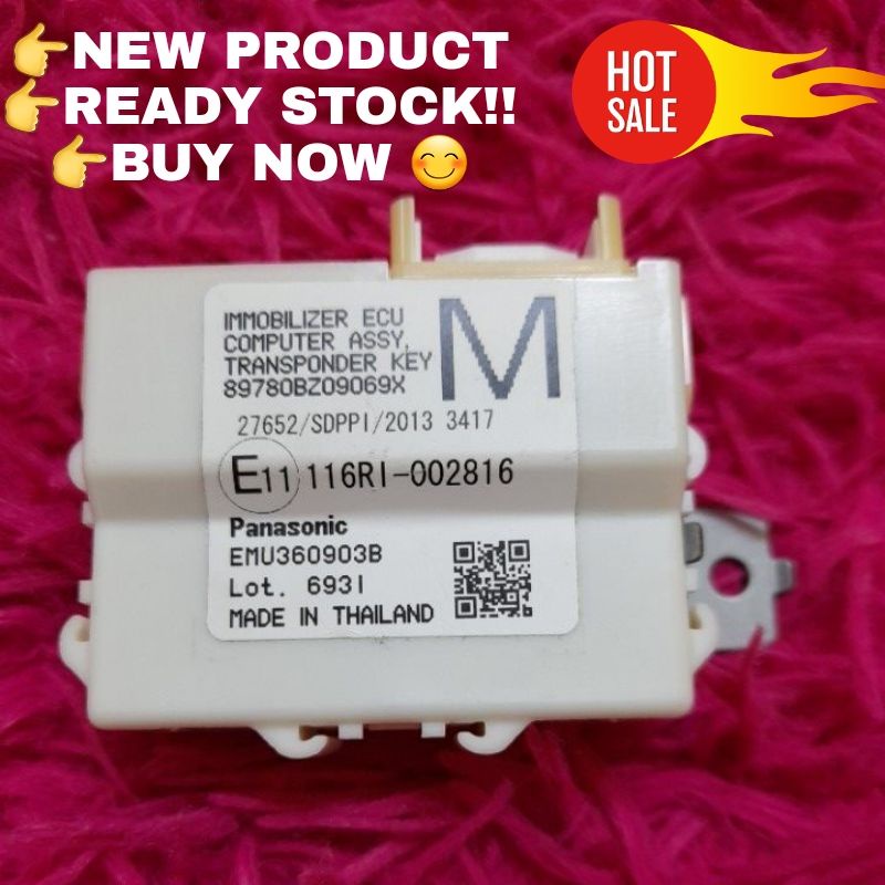Perodua Ecu Immobilizer Box Transponder Key( Myvi Icon/Axia/Bezza ...