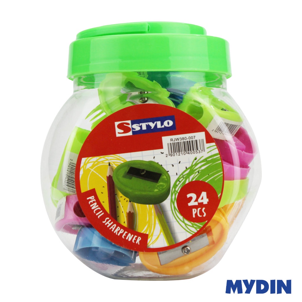 Staedtler Pencil Sharpener With Eraser (2 in 1) (Yellow/Orange/Green ...