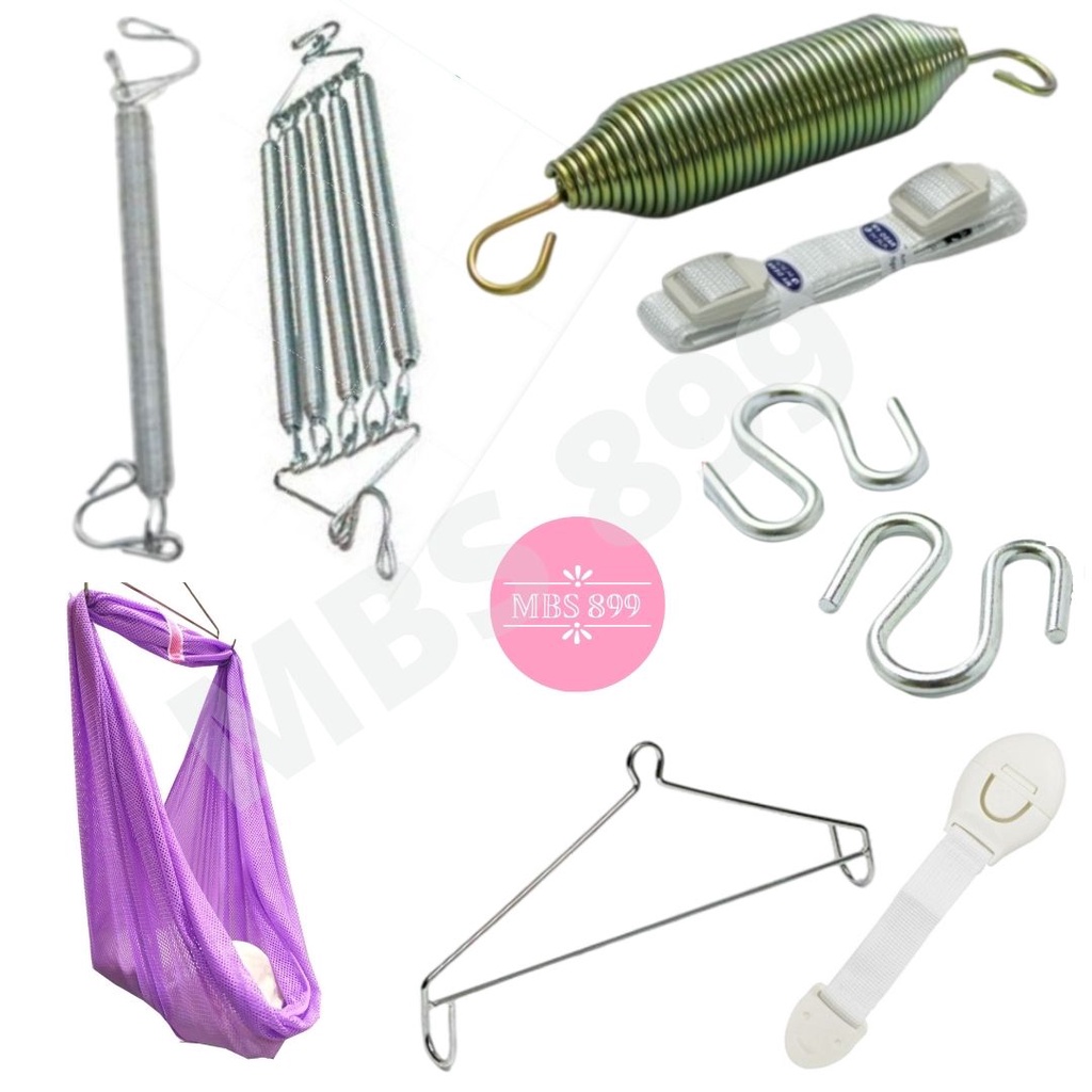 Buaian Bayi/ 1pc Spring Buaian/ 5pc Hammock Spring/ Rugby Spring ...