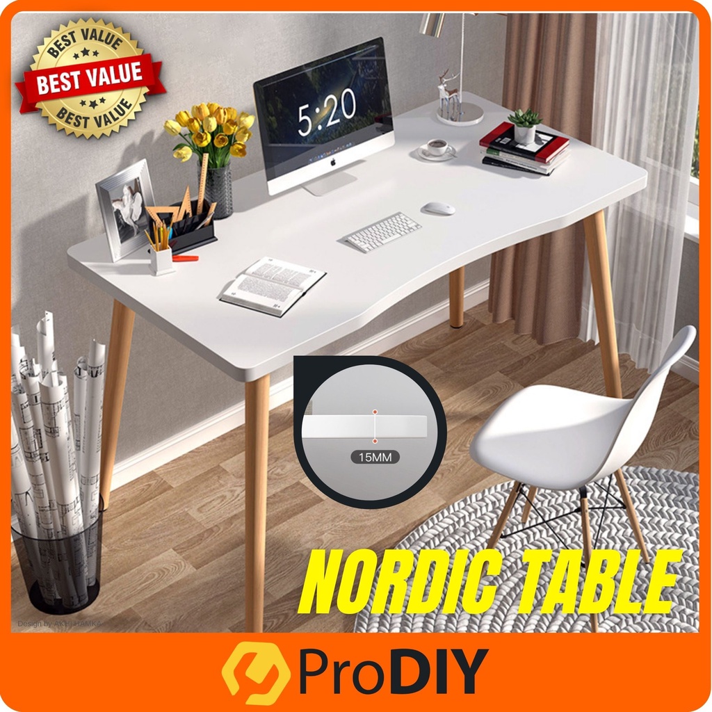 Writing Table Home Office Desks Nordic Computer table Study Table Meja ...