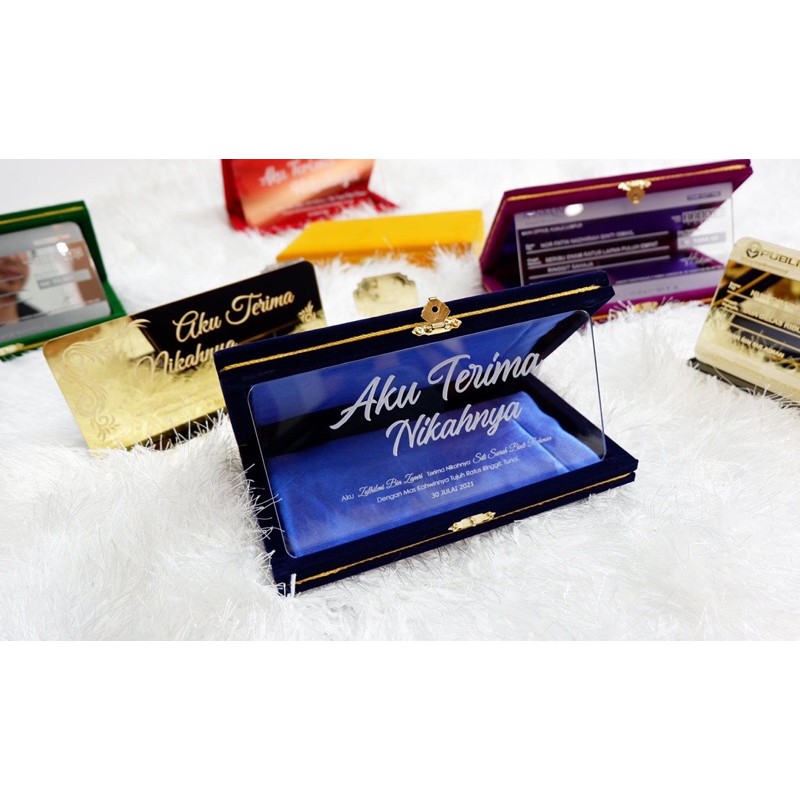 REPLIKA CEK HANTARAN + BOX / CEK + TAPAK / BOX SAHAJA | Shopee Malaysia