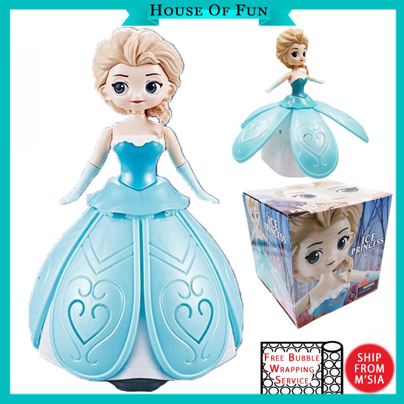 Cinderella Frozen 2 Elsa Anna Snow White Sophia Princess Dancing Toy ...