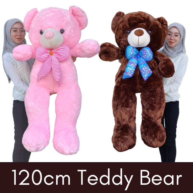 1.2 Meter (120cm) Teddy Bear Besar (10 Pilihan Warna) | Shopee Malaysia