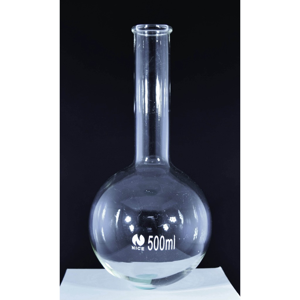 Round Bottom Flask, Glass, Long Narrow Neck, 1pc, 1000ml | Shopee Malaysia