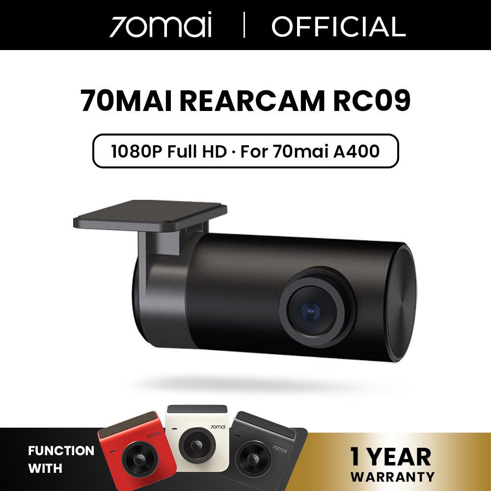 70mai Rear Camera RC09 1080P For 70mai A400 Dashcam Shopee Malaysia