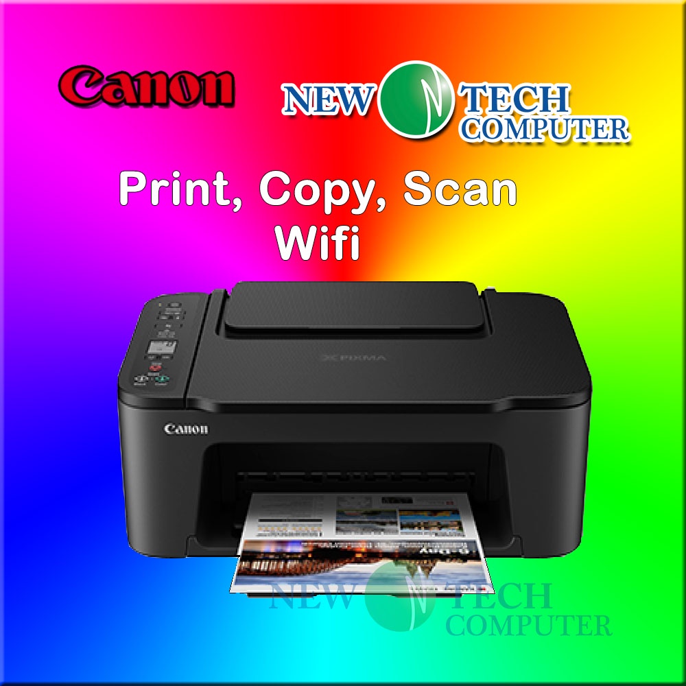 CANON TS3470 ALL IN ONE WIRELESS PRINTER AirPrint WITH LCD (WIFI ...