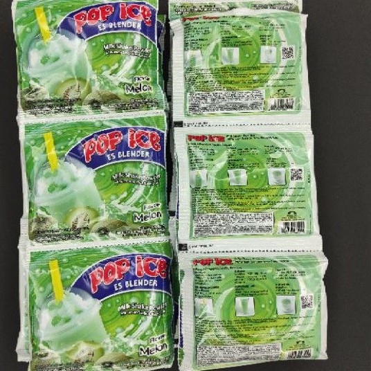 Pop Ice Es blender Melon Milk Shake Powder 50pcs @25g | Shopee Malaysia