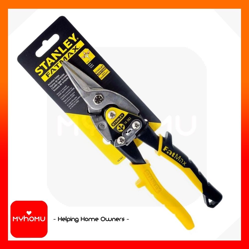 STANLEY FATMAX STRAIGHT CUT AVIATION SNIP 14-563 (9-7/8'') PEMOTONG ...