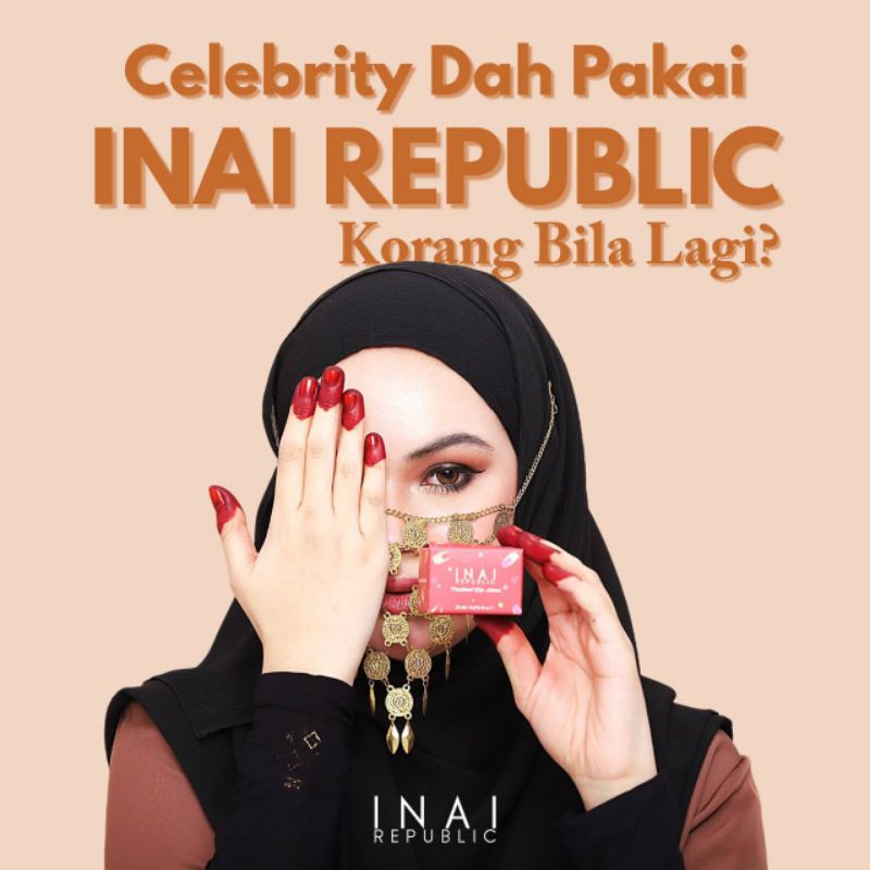 INAI REPUBLIC| Moden cutex|kuku cantik|Inai Sah solat - Ready stock ...