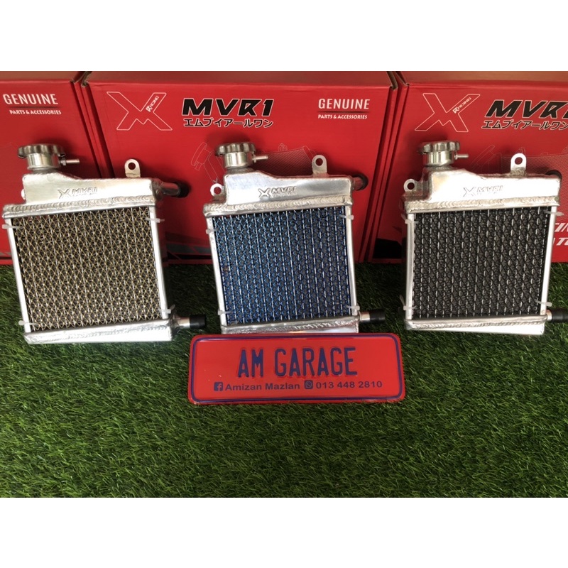 Radiator racing RC NVX155 NMAX155 alloy brand MVR1 yteq coolant tangki ...