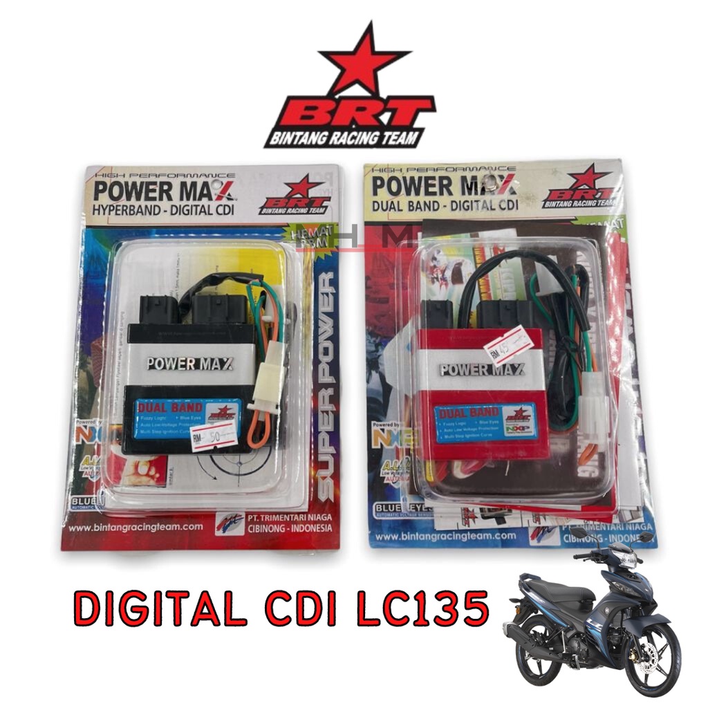 YAMAHA LC135 V1 V2 V3 V4 V5 V6 RACING CDI UNIT BRT POWER MAX uma arata espada pitstop | Shopee ...