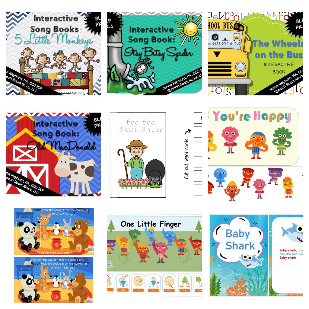 Bundle 120++Printable PDF Softcopy Song book worksheet for kids Quie ...