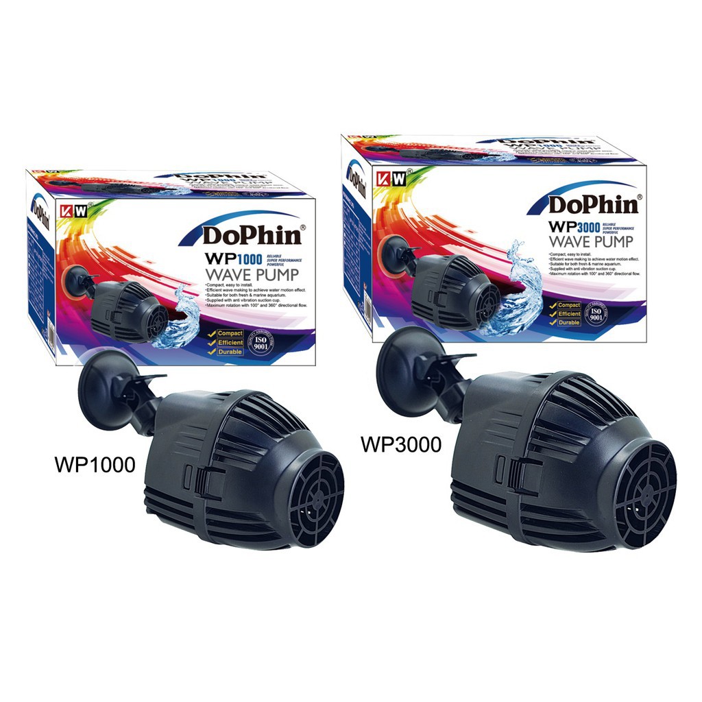 Dophin Wave Maker WP1000 / WP3000 for Aquarium Fish Tank / Ponds ...