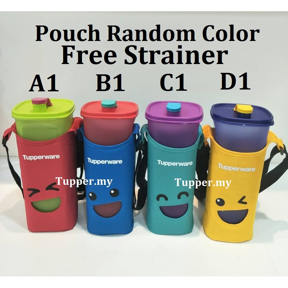 Free Strainer Tupperware Smiley Fridge Bottle Tumbler 2L 2.0L with ...