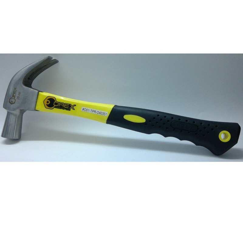 OREX HEAVY DUTY FIBRE HANDLE CLAW HAMMER 27MM | Shopee Malaysia