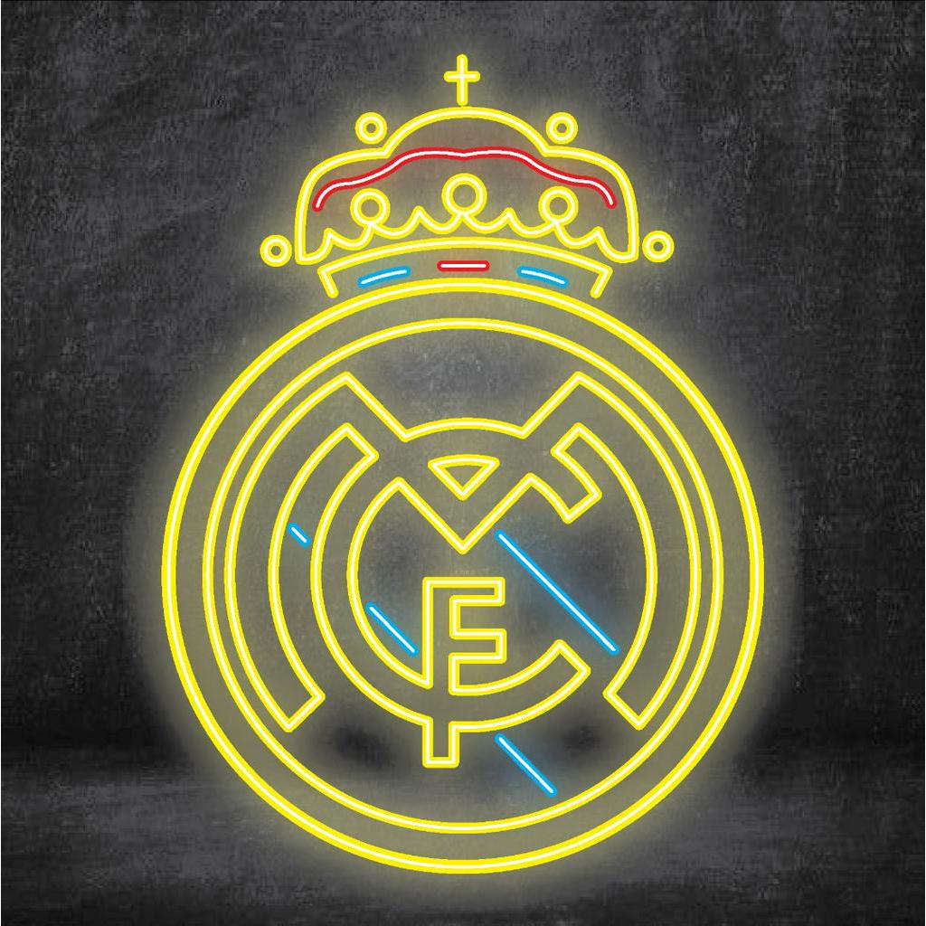 Plug & Play Neon Sign - REAL MADRID LOGO | Shopee Malaysia