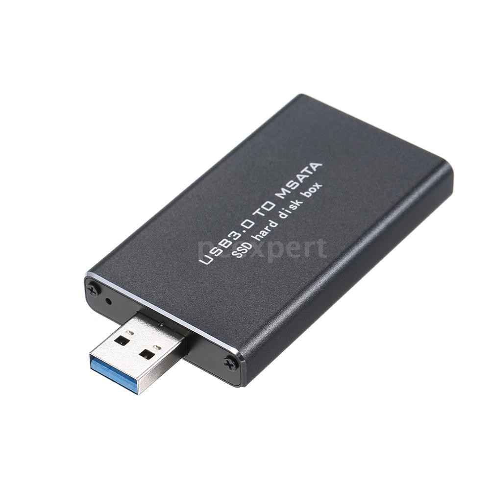 Pcer usb3.0 to msata ssd enclosure portable external hard disk box usb ...