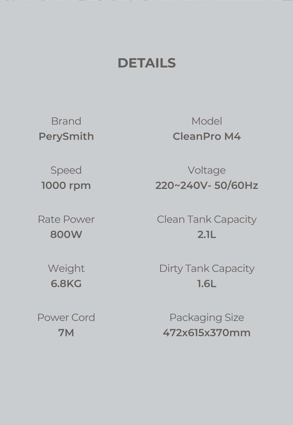 PERYSMITH M4 MULTI-FUNCTION VACUUM CLEANER - PerySmith Malaysia