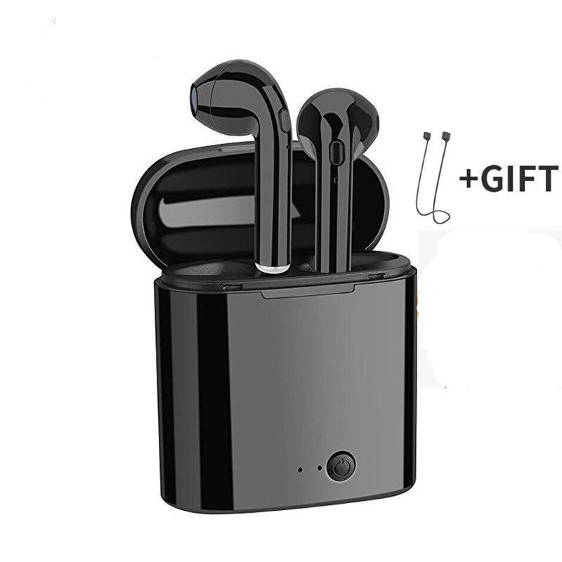 Fon telinga Bluetooth Berkembar Double Bluetooth Earphone Wireless ...