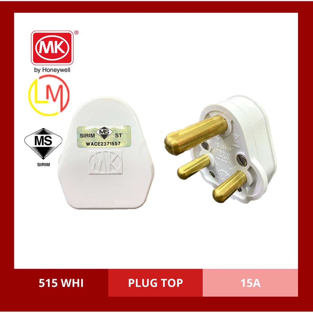 MK 15A PLUG TOP 515 Heavy Duty (SIRIM) | Shopee Malaysia MK 15A PLUG TOP 515 Heavy Duty (SIRIM) | Shopee Malaysia
