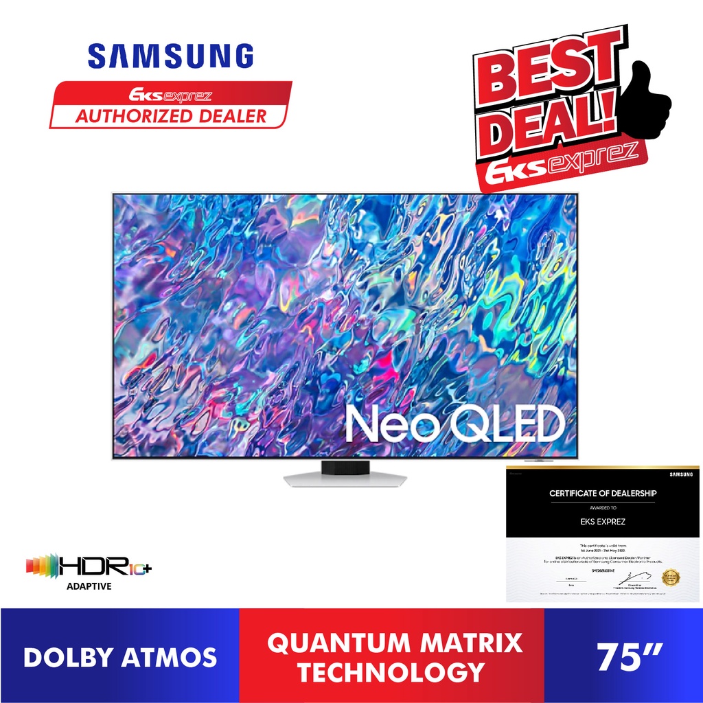 Samsung QN85B NEO QLED 4K Smart TV (75") QA75QN85BAKXXM | Shopee Malaysia
