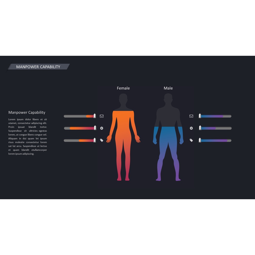 009 - Manpower Chart (Style 2) (PowerPoint Slide) | Shopee Malaysia