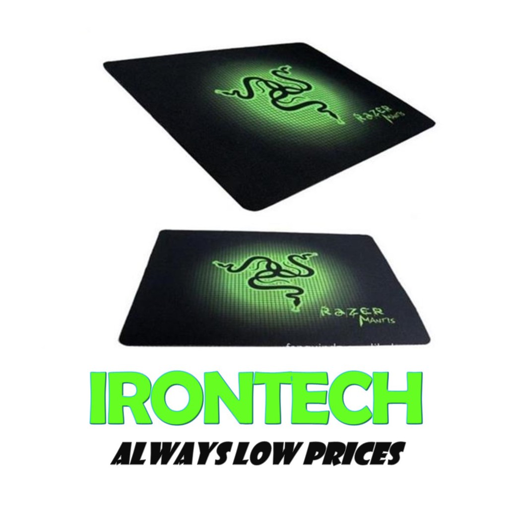 Razer Gaming Mouse Pad Mousepad Mantis Speed Precision 25x30cm | Shopee ...