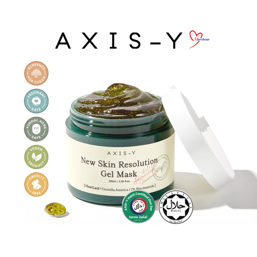 Axis-Y New Skin Resolution Gel Mask 30ml / 100ml | Shopee Malaysia