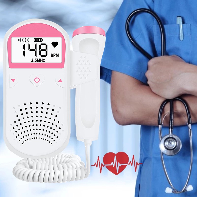 Doppler Baby Monitor Fetal Fetus Ultrasound Doppler Detector Household ...