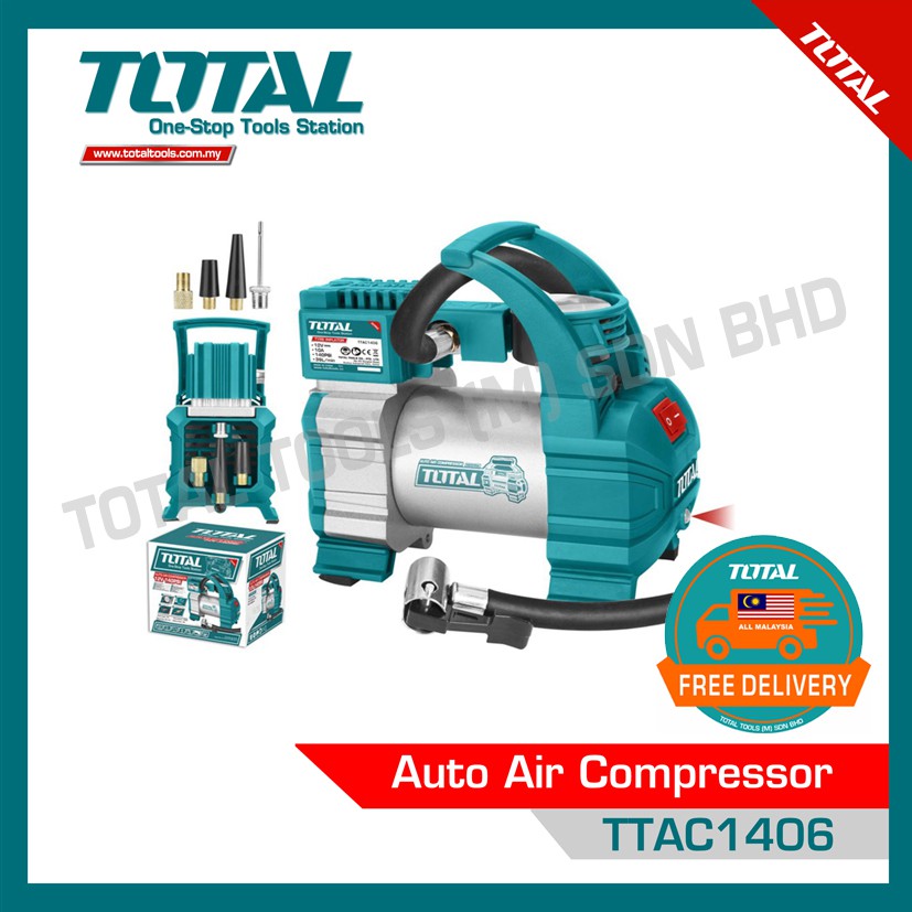 TOTAL 140psi Auto Air Compressor - TTAC1406 | Shopee Malaysia