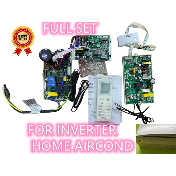 Inverter split unit Dc Inverter Aircond Pcb Universal Pc Board Penyaman ...