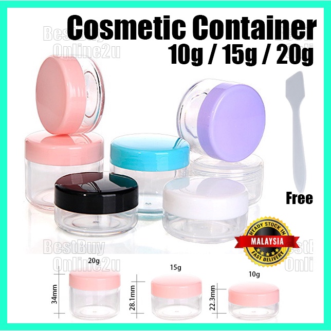 🇲🇾Malaysia Ready Stock Cosmetic Container 3g5g10g20g Cream small ...