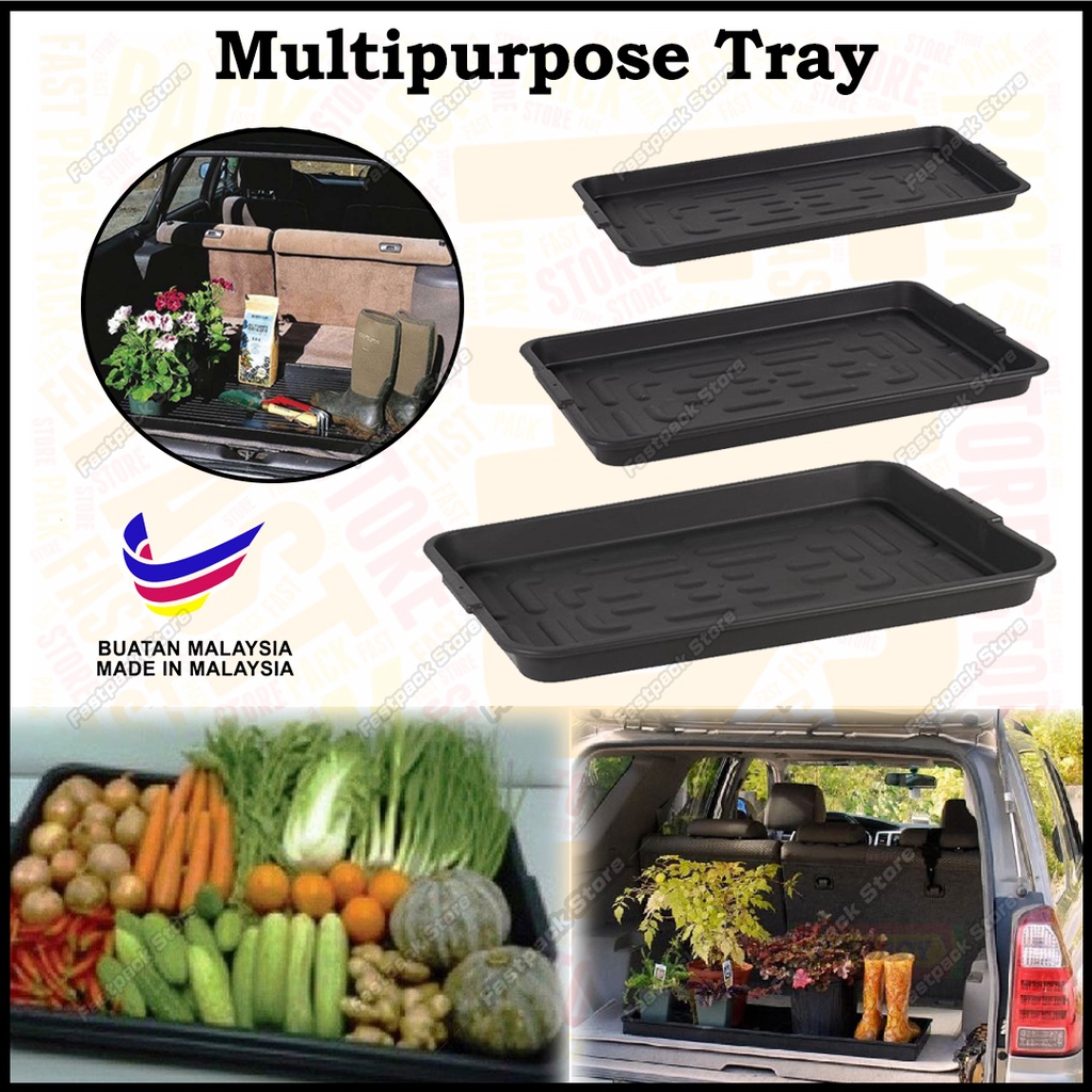 Universal Multipurpose Tray Car Boot Tray All Purpose One Tray Plastic ...