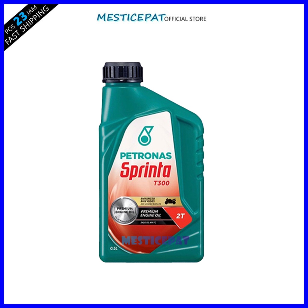 PETRONAS SPRINTA T300 2-Stroke Premium Engine Oil 2T 1L Liter | Shopee ...