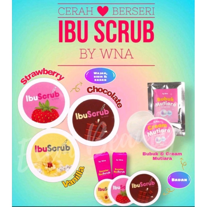 ️ Ready Stock ️ Ibu Scrub & Booster Ibu Scrub for Face / Body Whitening ...
