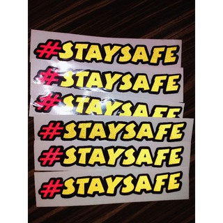 Sticker Potong (#STAYSAFE) | Shopee Malaysia