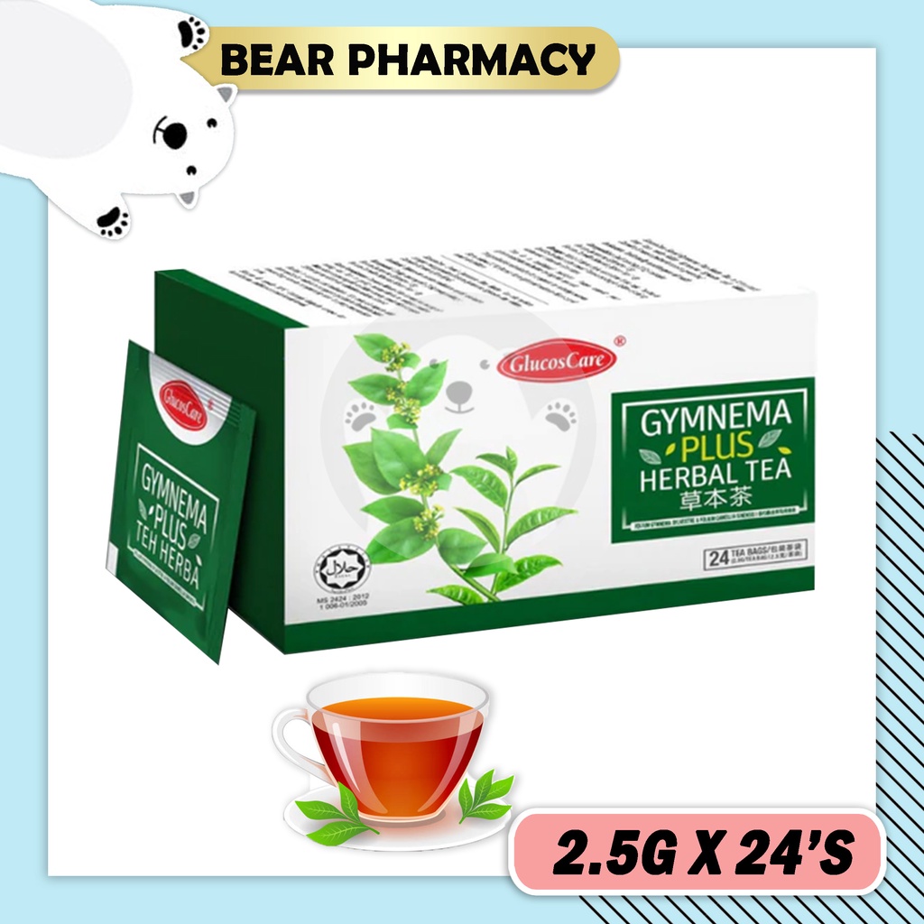 GLUCOSCARE (CLUCOSCARE) Gymnema Plus Herbal Tea 2.5g x 24's [Exp ...