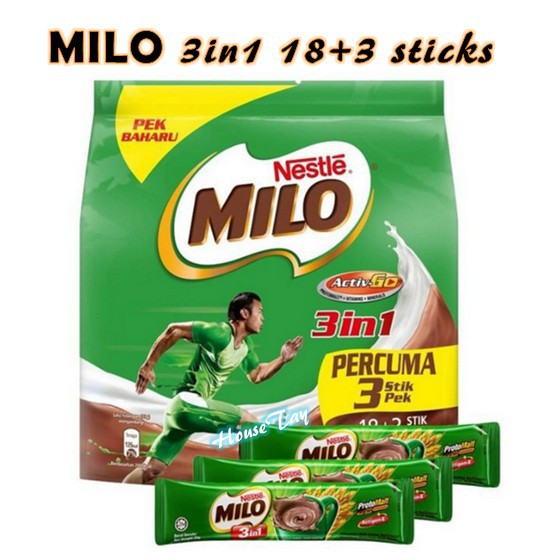 [Ready Stock / 24 or 48 Hours Shipping] Nestle Milo 3 IN 1 21sticks/bag ...
